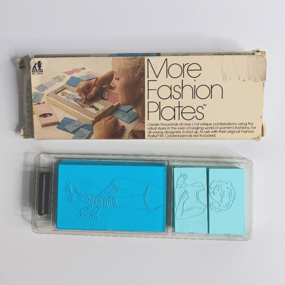 Vintage | Art | Tomy Fashion Plates 978 Retro Vintage 7s Haute Couture ...